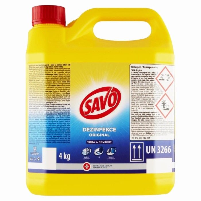 SAVO 4kg 4l Dezinf Prost edek 